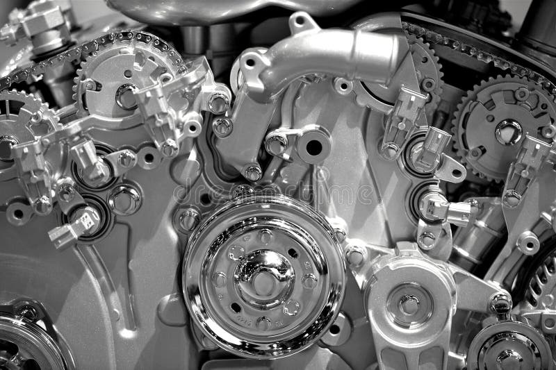 Gasoline Engine stock image. Image of cogwheel, injection - 27002353