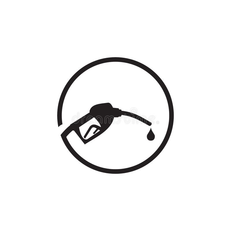 Gasoline or Gas Station Logo Design Template Stock Vector ...