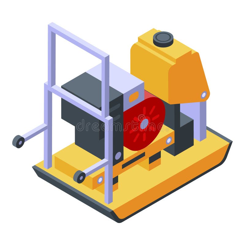 Gasoline Generator Icon, Isometric Style Stock Vector - Illustration of ...