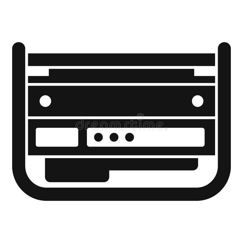 Gasoline Generator Icon, Simple Style Stock Vector - Illustration of ...