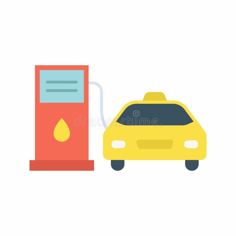 Gasoline Icon in Trendy Design Style. Gasoline Icon Isolated on White ...