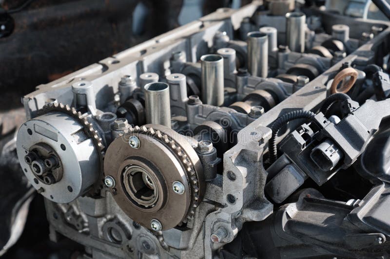 Gasoline Internal Combustion Engine Disassembly for Repair in a ...