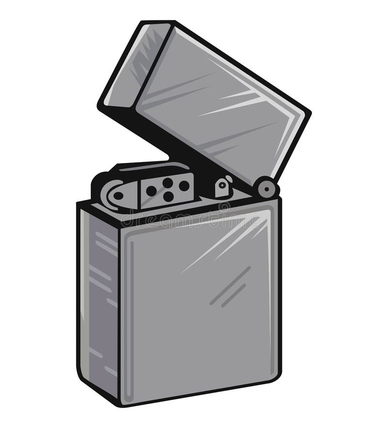 Lighter Gasoline Pixel Art. Cigarette Lighter 8 Bit Vector Illus Stock ...