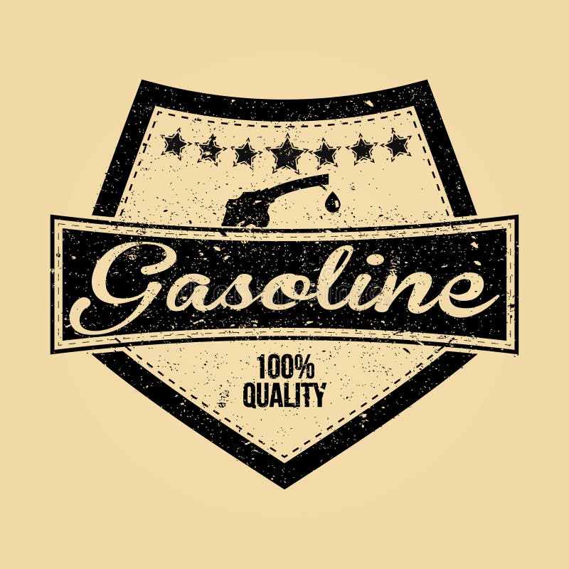 Gasoline Logo. Stock Illustration - Image: 44667424