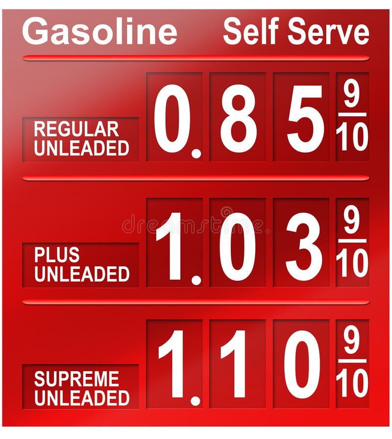 Gasoline prices stock image. Image of consumer, costly - 5155237