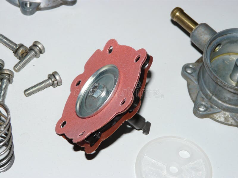Gasoline Pump of a Gasoline Engine and Its Repair Stock Photo - Image ...