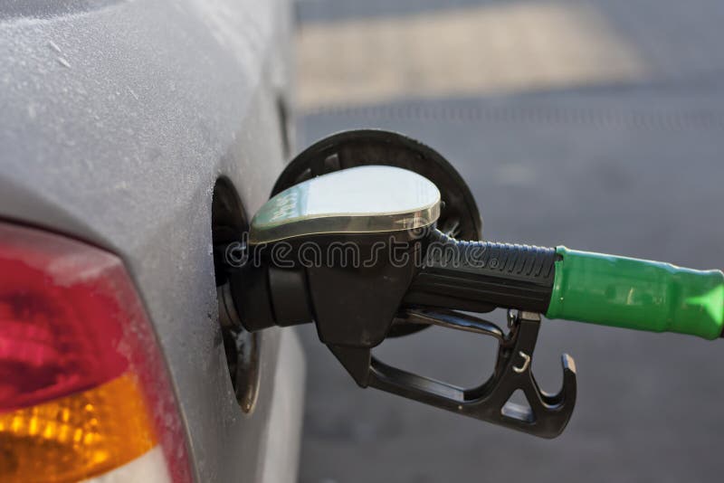Gasoline refueling stock image. Image of hand, gasoline - 22517523