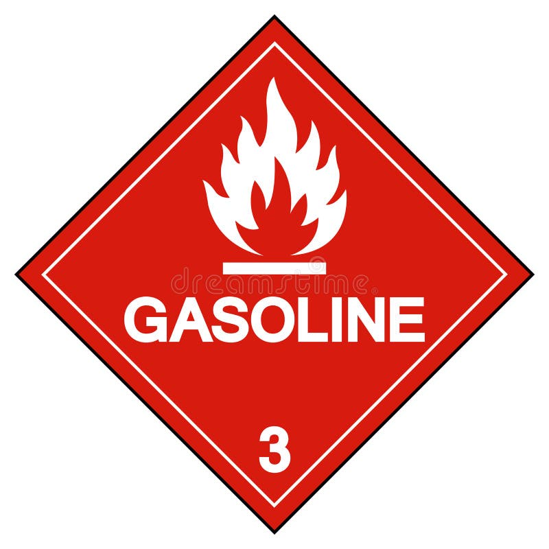 Gasoline Symbol Sign,Vector Illustration, Isolate on White Background ...