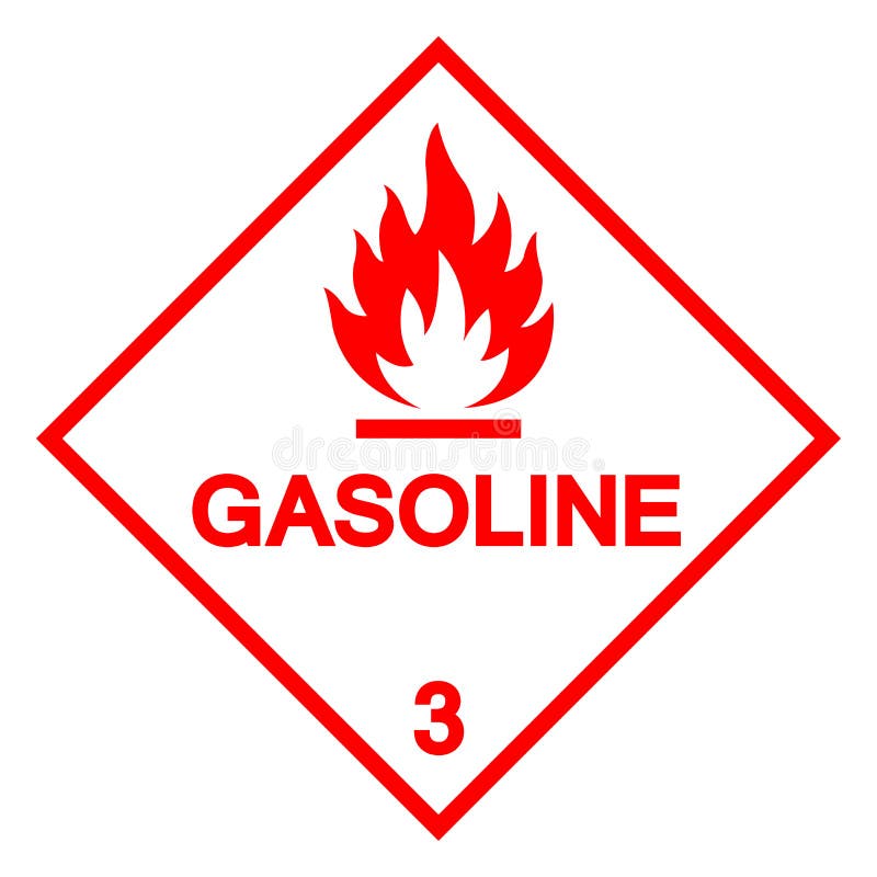 Gasoline Symbol Sign,Vector Illustration, Isolate on White Background ...
