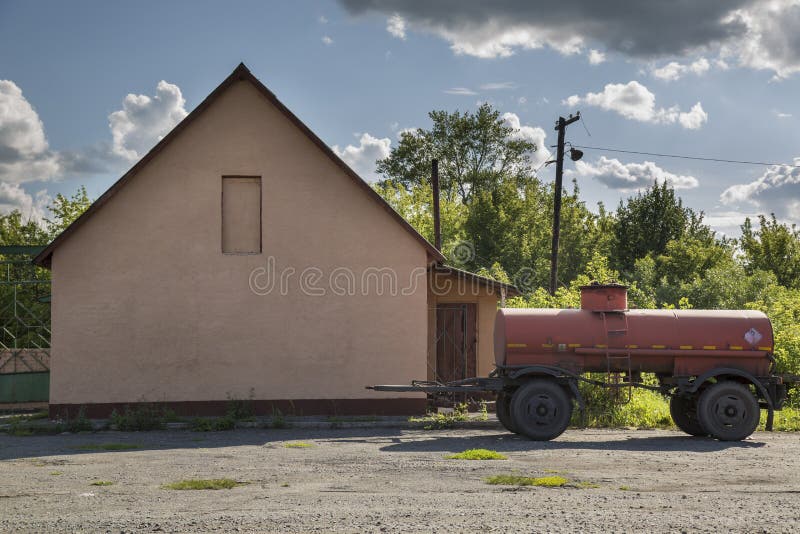 Gasoline Tanker at Russian Petroleum Port Stock Photo - Image of ...