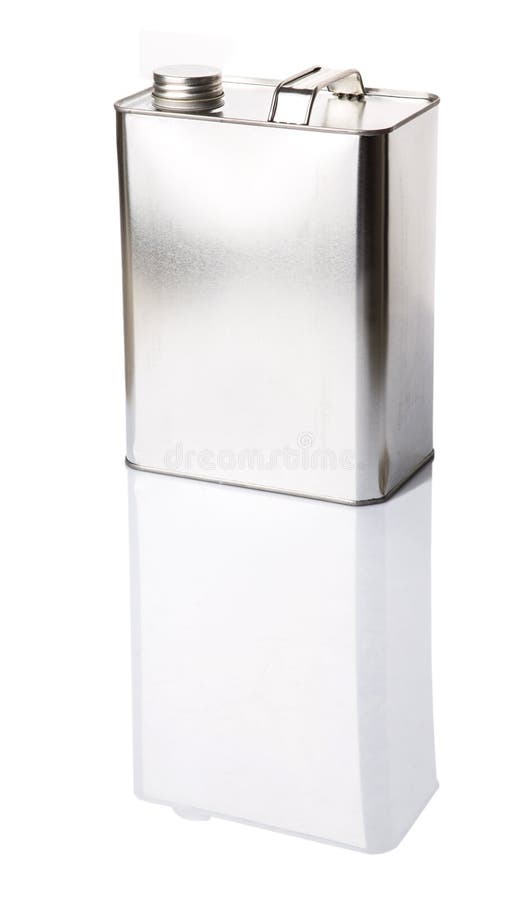 Gasoline Tin Can VI stock image. Image of product, metallic - 53172179