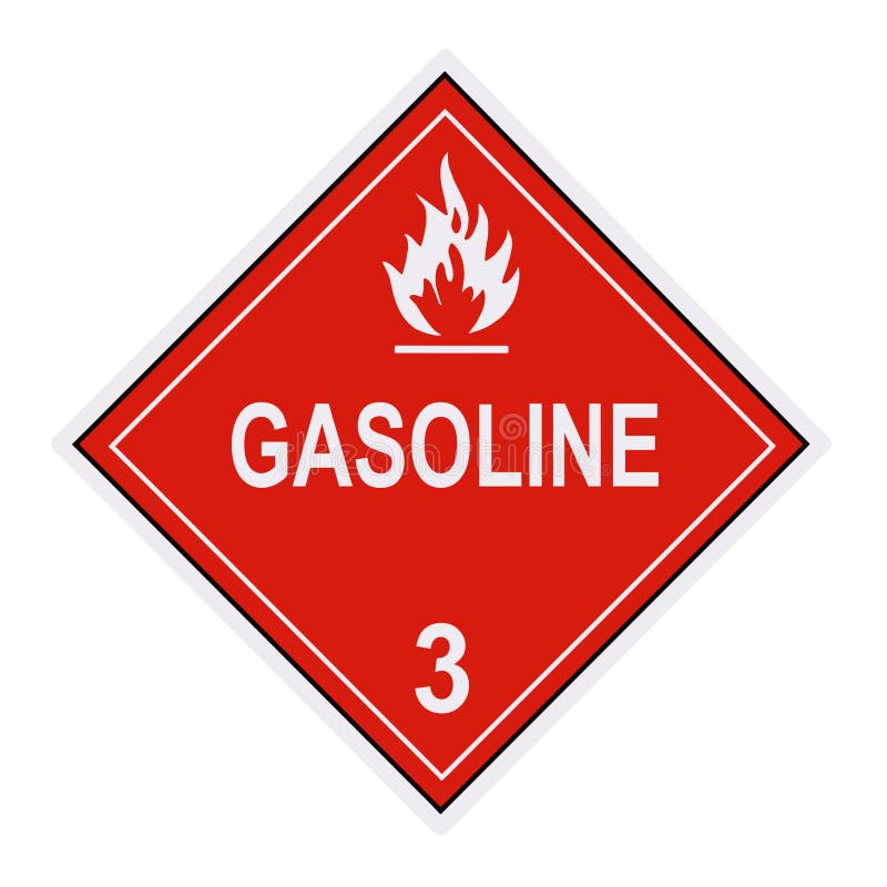 Gasoline Warning Label Stock Photos - Image: 9456663