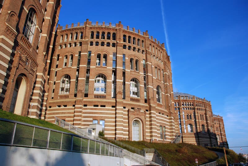 Old Became New: Gasometer City Vienna Editorial Stock Photo - Image of ...