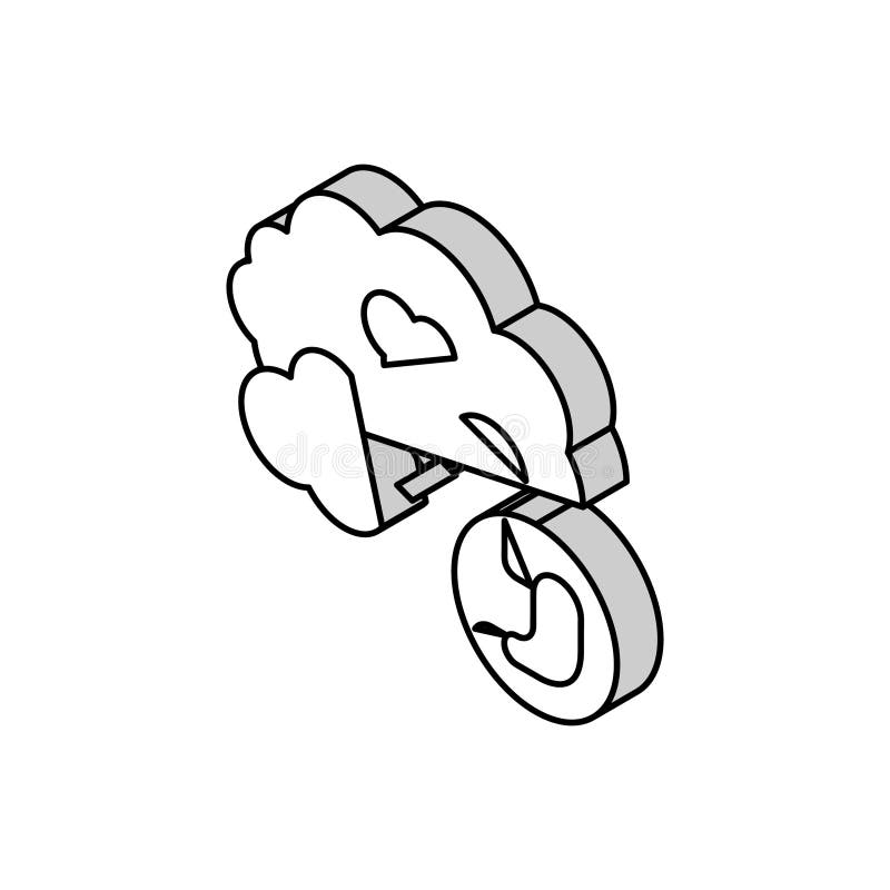 Gassing Digestion System Isometric Icon Vector Illustration Stock ...