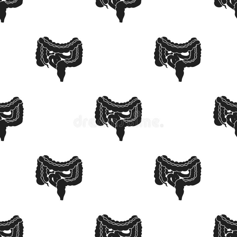 Gastrointestinal Tract Icon in Black Style Isolated on White Background ...