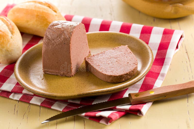 Gastronomische leverpastei stock afbeelding. Image of recept - 23306441