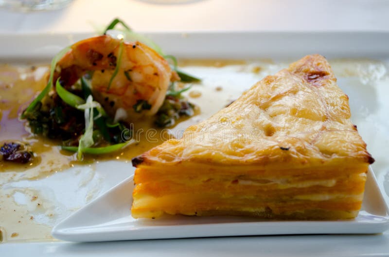 Gastronomische lunch stock afbeelding. Afbeelding bestaande uit bacon ...