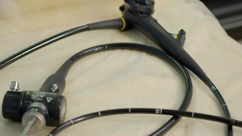 Gastroscopy Device in a Medical Room Stock Video - Video of examination ...