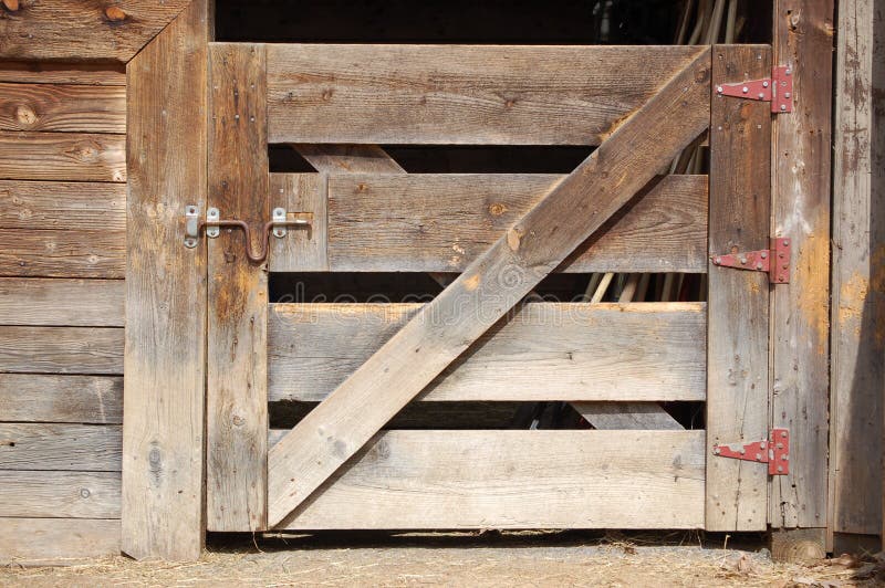 Gate stock photo. Image of farm, gate, wooden, wood, barn - 624164