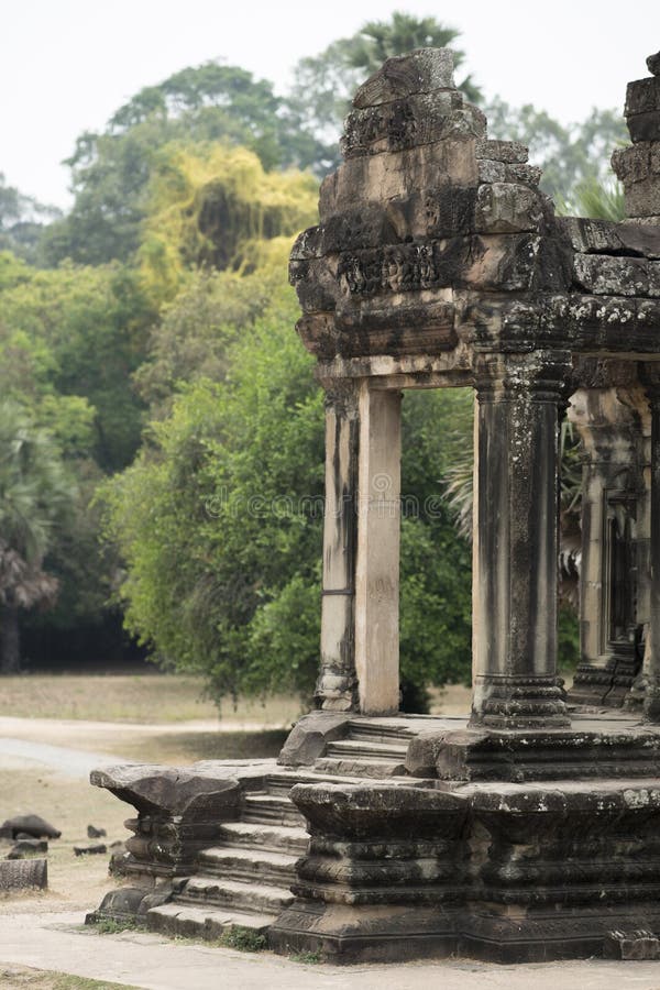 Gate of Angkor Wat. Cambodia Stock Image - Image of cambodia, angkor ...
