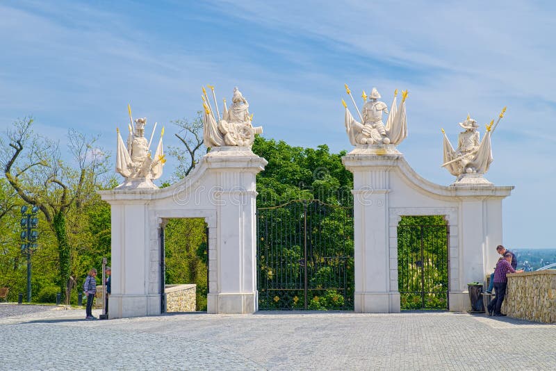 Gate of Bratislava Castle, Slovakia Editorial Photo - Image of citadel ...