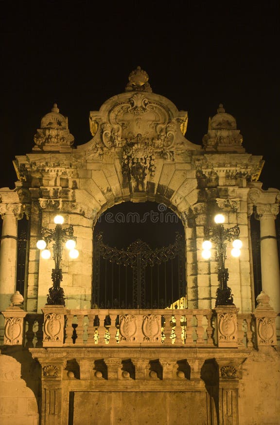 Gate in Budapest - castle stock image. Image of hungary - 6445325