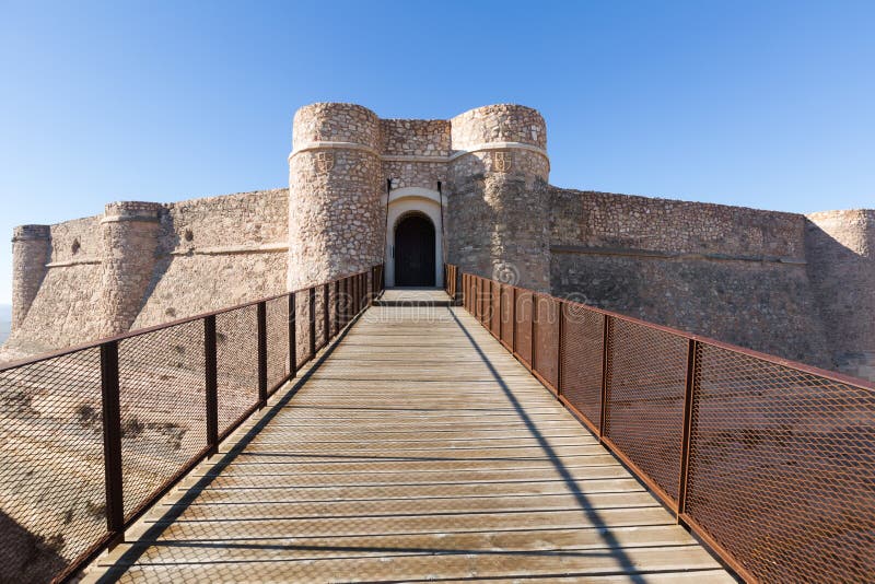 Gate of castle. Chinchilla stock photo. Image of fortification - 51752004