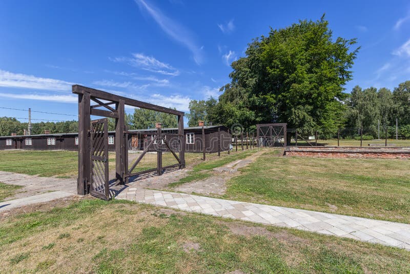 Gate of the Concentration Camp Editorial Photography - Image of chamber ...