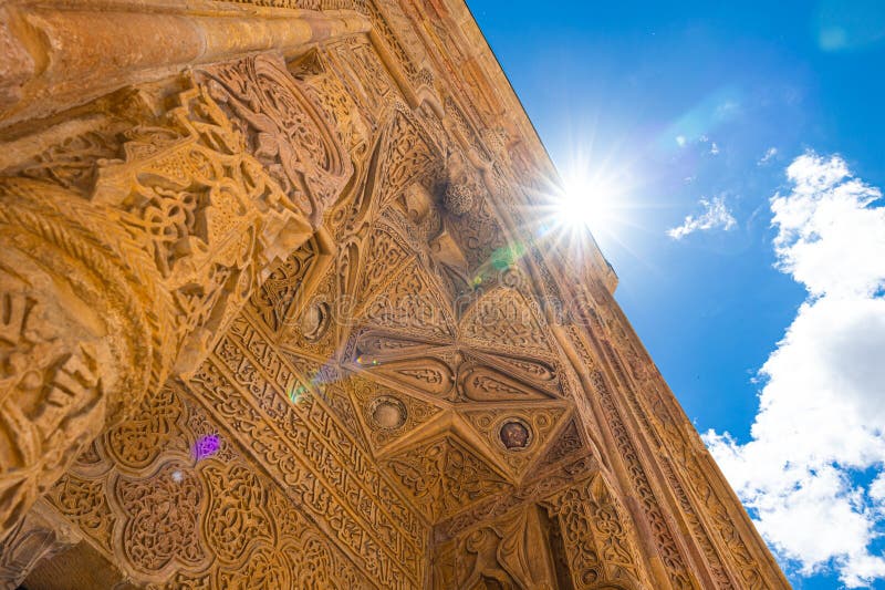 Gate of Divrigi Ulu Cami Aka Great Mosque of Divrigi Editorial Photo ...