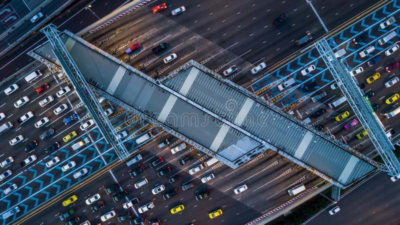 Expressway Top View, Top View Over The Highway, Expressway And M Stock ...