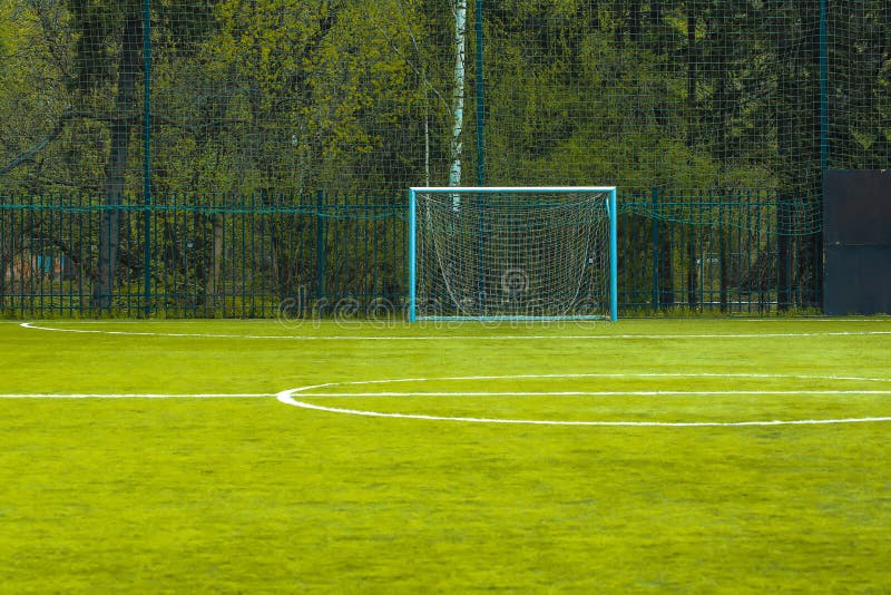 Gate for Football in the Yard Stock Photo - Image of childhood ...
