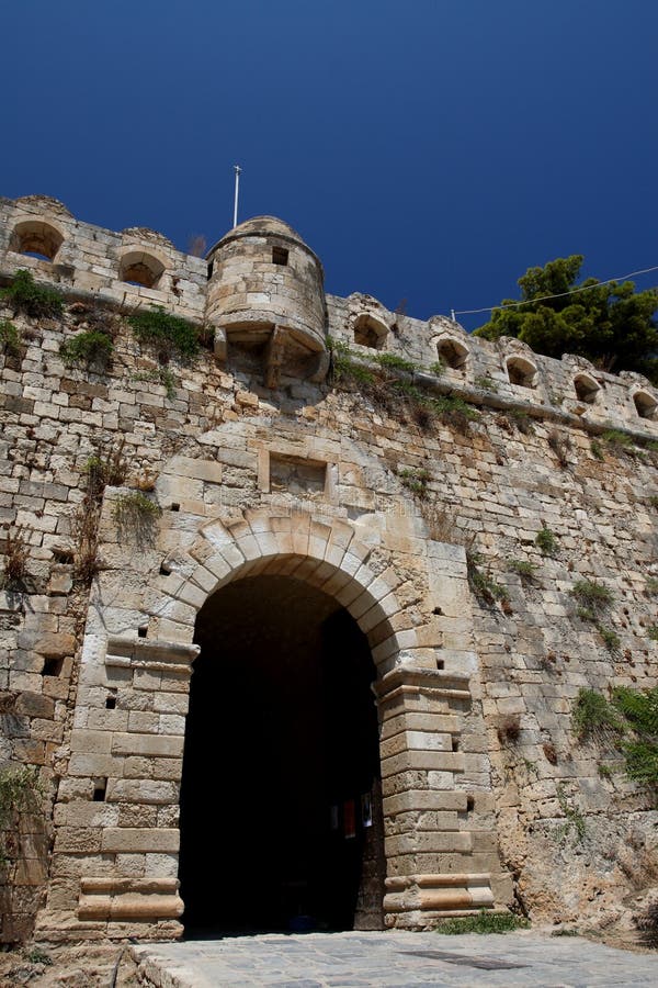 Gate of the Fortezza stock image. Image of open, stone - 10936799