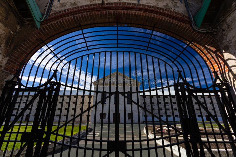 The Gate of Freemantle Prison in Western Australia, Australia Stock ...