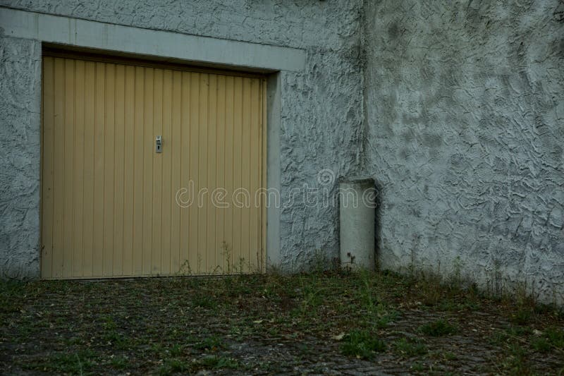 The gate of a garage stock photo. Image of gate, park - 198274064