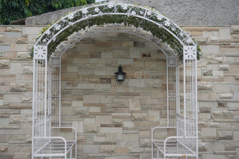 Gate of Gardeb stock image. Image of estate, rock, ruins - 261944189