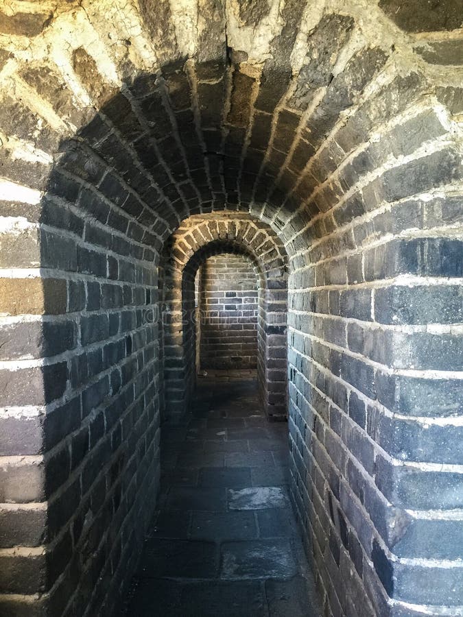 The Gate of Great Wall Tower Stock Photo - Image of wall, gate: 59590328