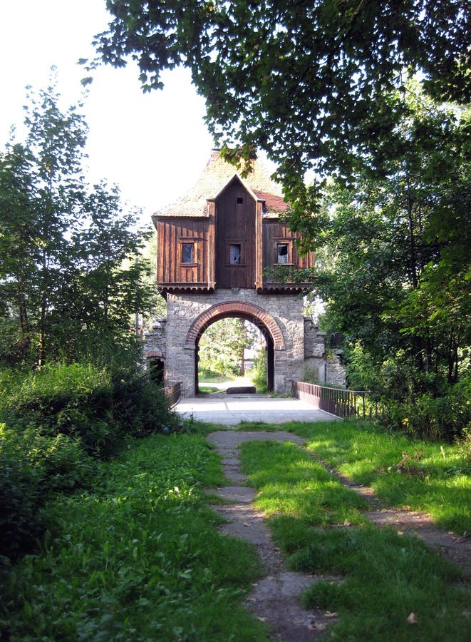 Gate House at Roach Abbey, Maltby, Yorkshire Stock Image - Image of ...