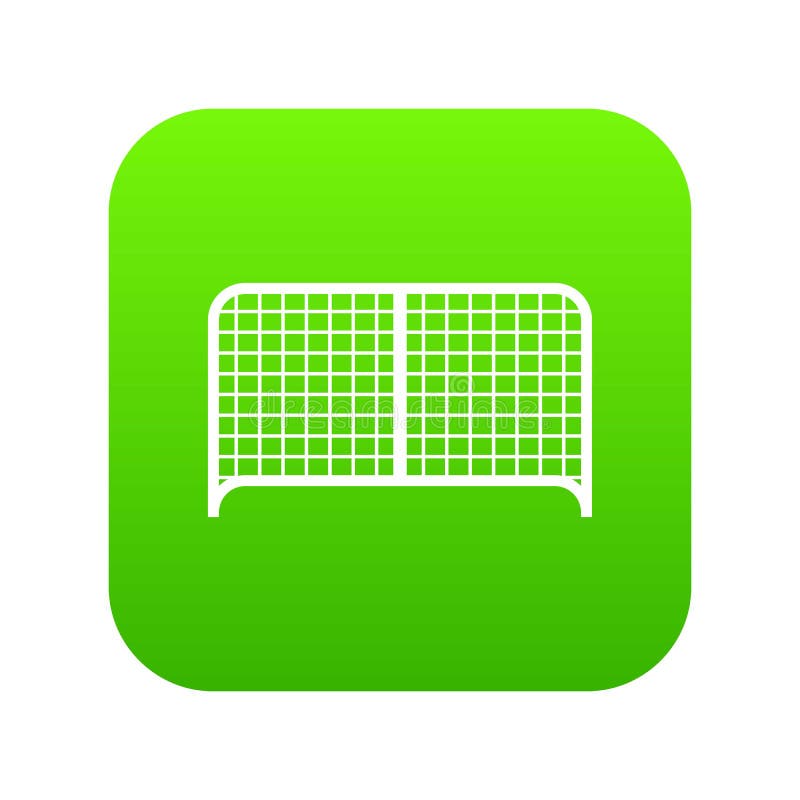 Gate icon digital green stock vector. Illustration of equipment - 127668845