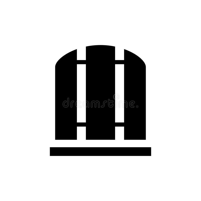 Gate Icon Flat Vector Template Design Trendy Stock Vector ...