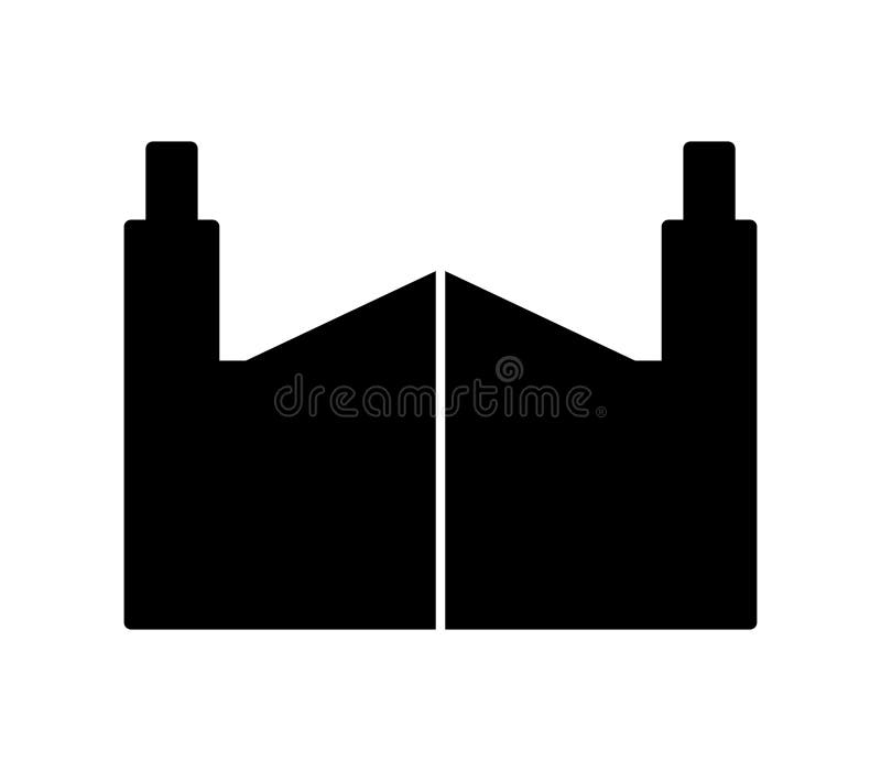 Gate icon illustrated stock illustration. Illustration of decorative ...