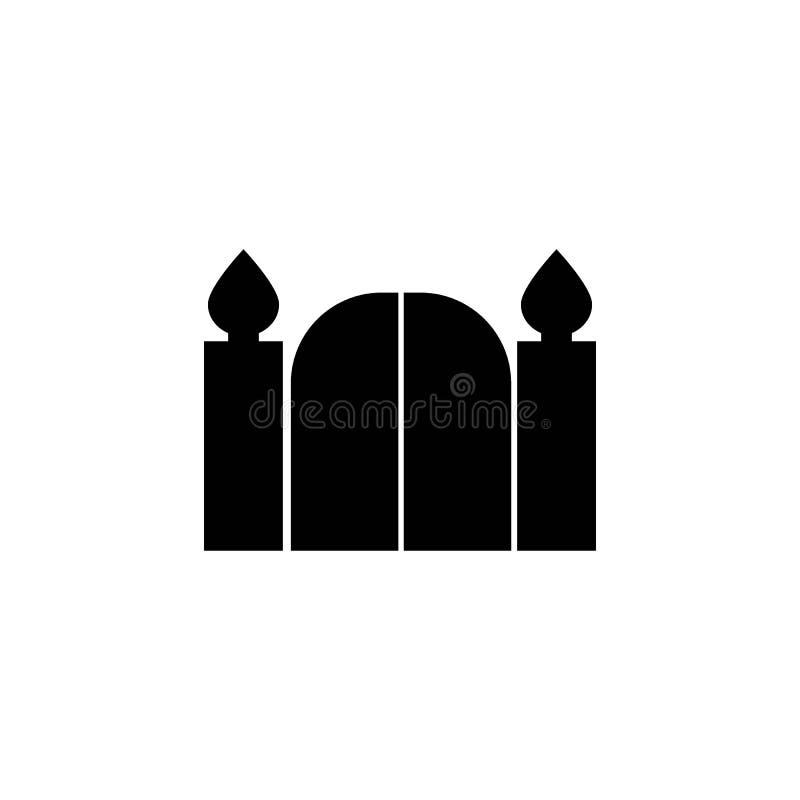 Gate Icon Logo Vector Design Stock Illustration - Illustration of road ...