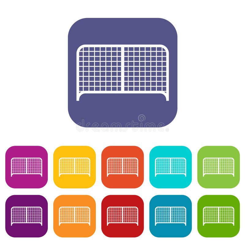 Gate icons set stock vector. Illustration of gate, league - 96561157