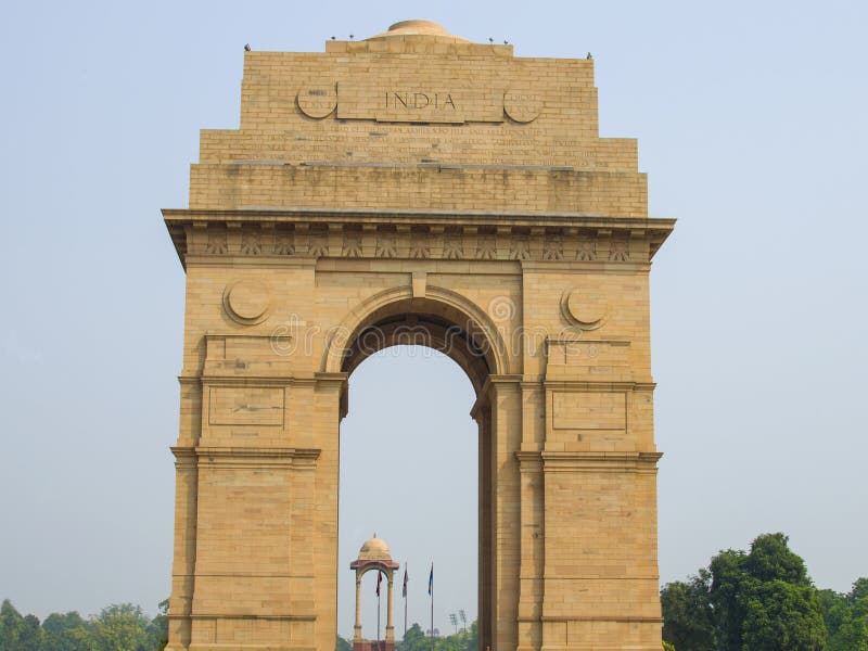 Gate of India in the Capital of India Stock Photo - Image of delhi ...