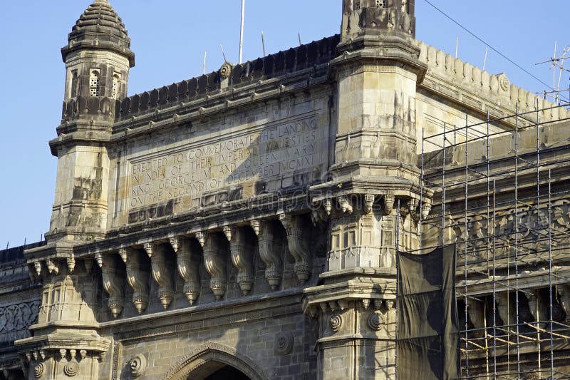 Gate of India Monument in Mumbai Editorial Stock Image - Image of asia ...