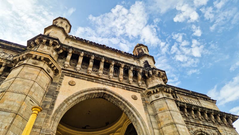 Gate of India in Mumbai stock image. Image of exterior - 349014085