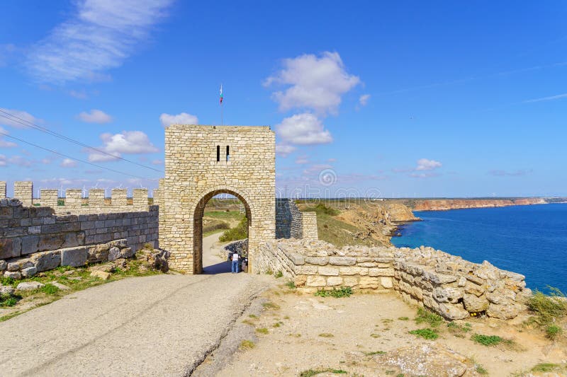 Gate of the Kaliakra Fortress Stock Photo - Image of castle, kaliakra ...