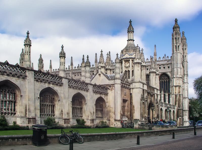 Gate of King S College, Cambridge, England Stock Photo - Image of gate ...