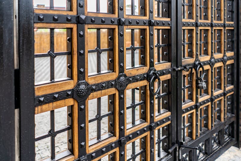 Gate Lattice Medieval Castle Grate Wall or Metal Gate Mesh Fence Grate ...