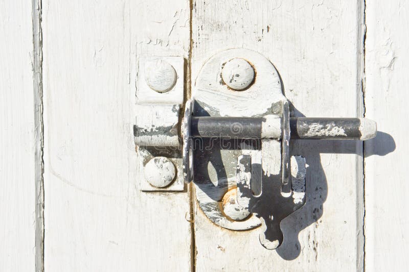Gate lock stock image. Image of security, latch, gate - 45353845