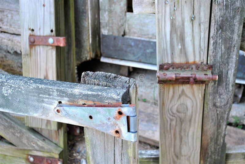 Gate and lock stock photo. Image of outdoors, locks, farming - 90587322